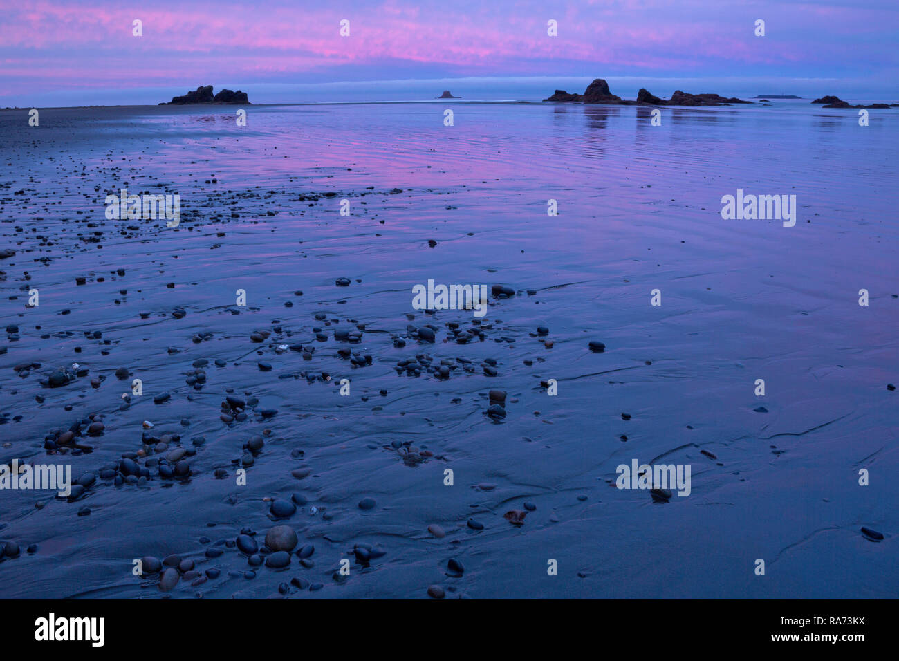 Sunrise over Ruby Beach in Olympic National Park, Washington. USA Stock ... Sunrise over Ruby Beach in Olympic National Park, Washington. USA Stock ...