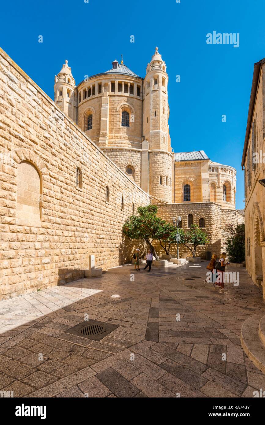 Dormitio Abbey, Byzantine Church, Mount Zion, Jerusalem, Israel Stock ...