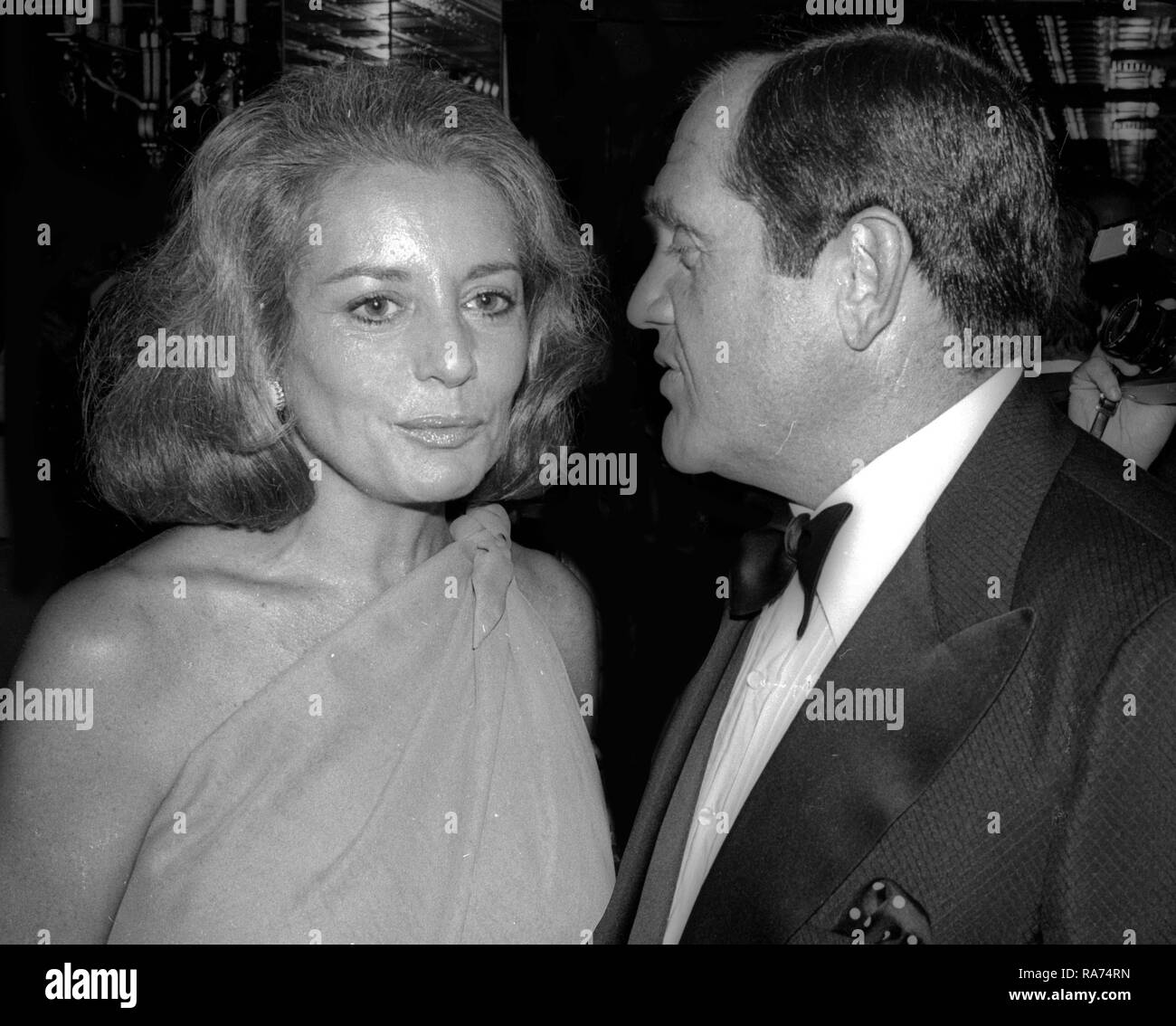 Barbara Walters Alan King 1980 Photo By Adam Scull/PHOTOlink.net Stock ...