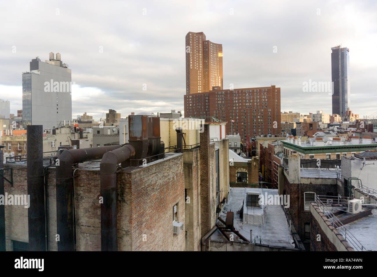 Rare view of chinatown, new york city Stock Photo - Alamy