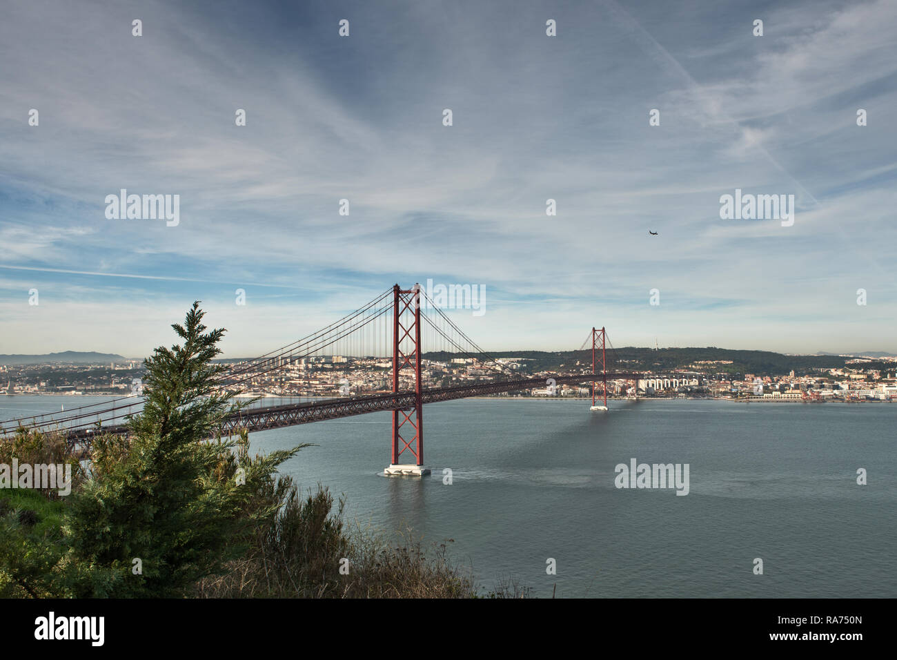The famous 25th April Bridge in Lisbon, Portugal Stock Photo - Alamy