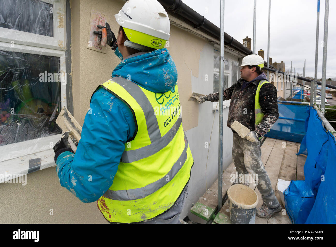 Coloured render wall hi-res stock photography and images - Alamy