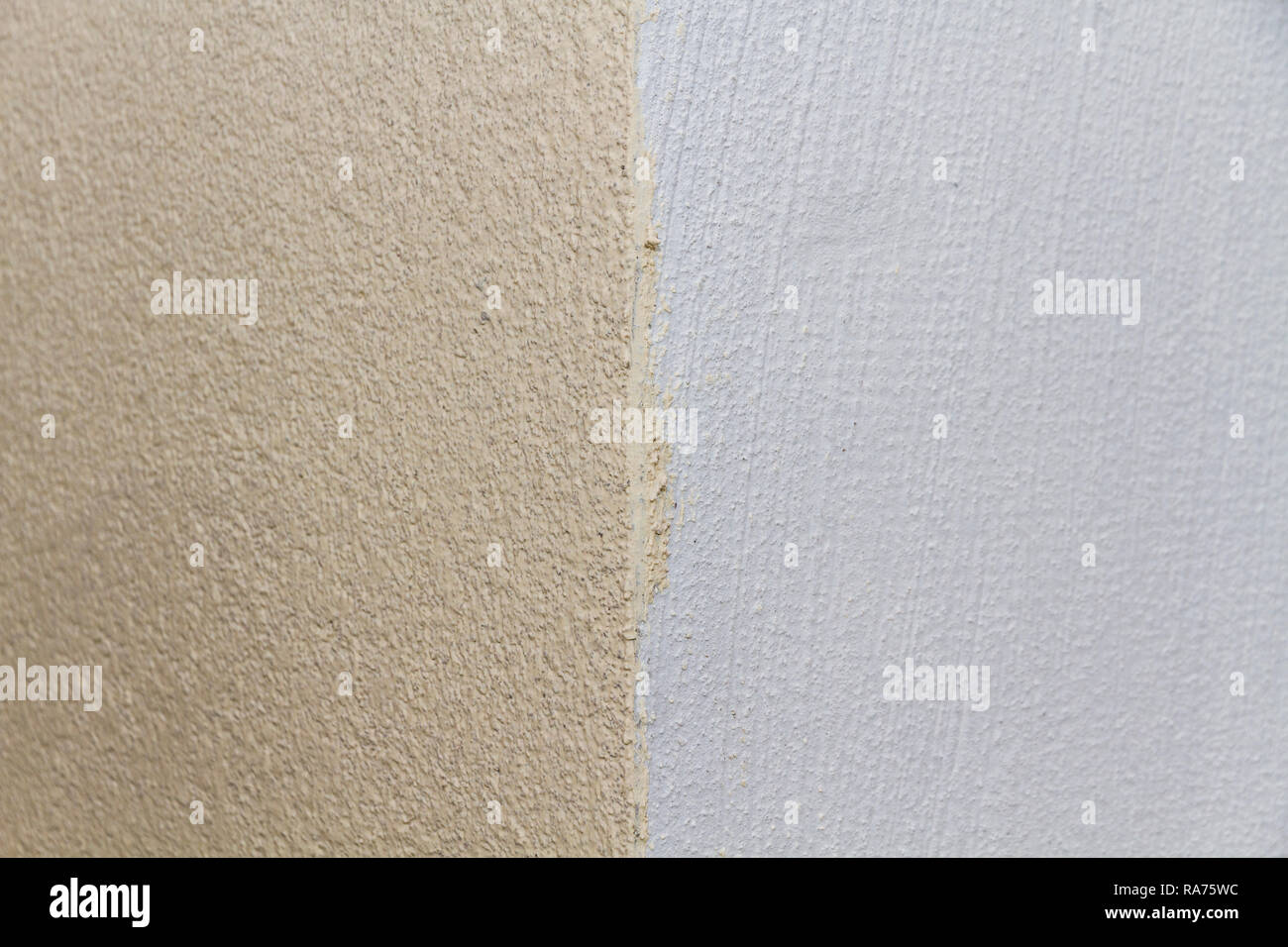 Self Coloured house rendering and Insulation of Stock Photo - Alamy