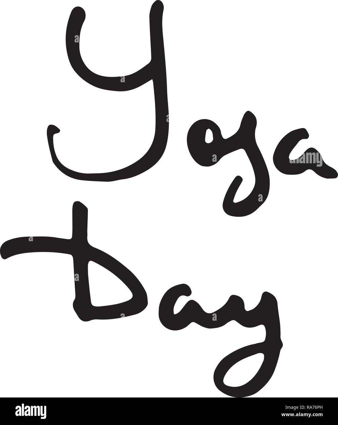 Printed calligraphic Cut Out Stock Images & Pictures - Alamy