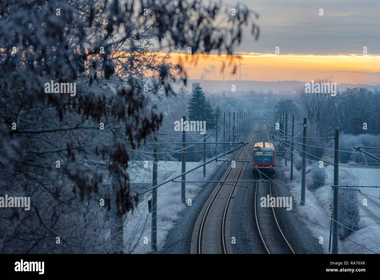 German countryside train hi-res stock photography and images - Alamy