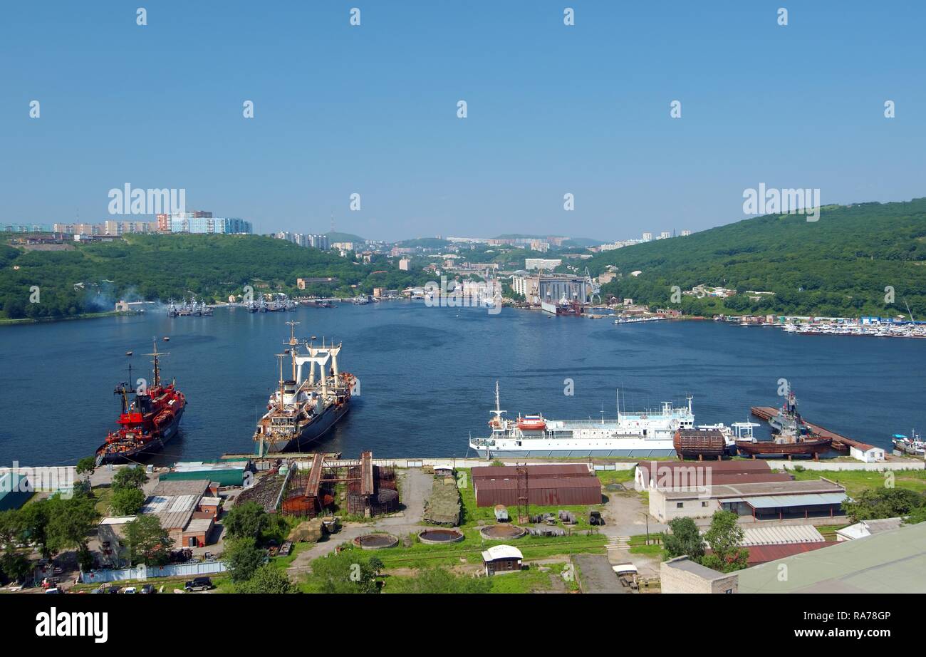 Port, Vladivostok, Primorsky Krai, Russia Stock Photo - Alamy
