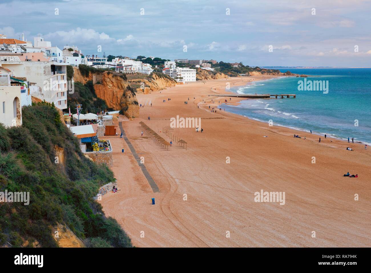 Praia dos Pescadores beach, Albufeira, Algarve, Portugal, Europe Stock ...