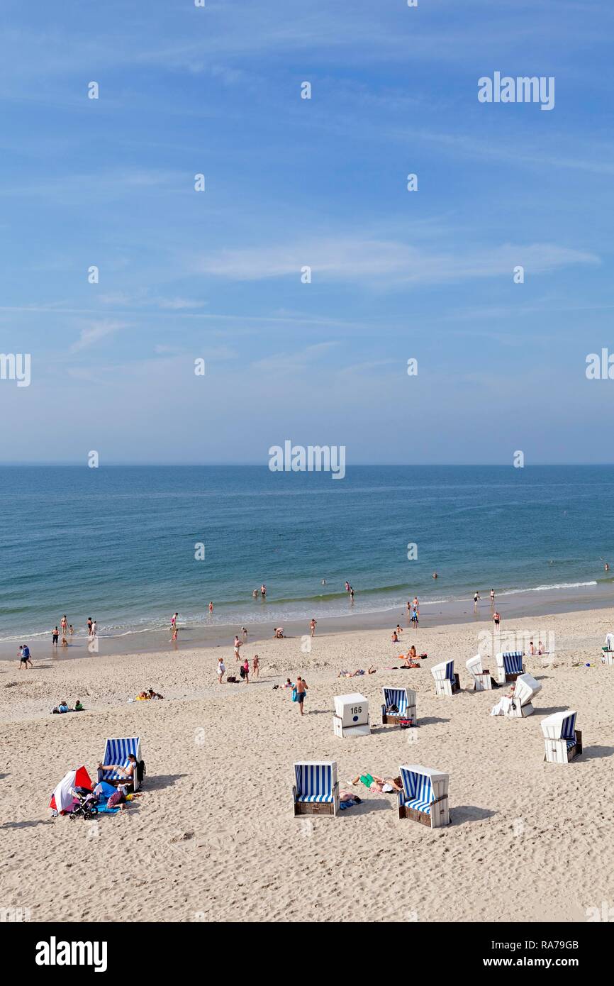 Beach, Kampen, Sylt, Schleswig-Holstein, Germany Stock Photo - Alamy