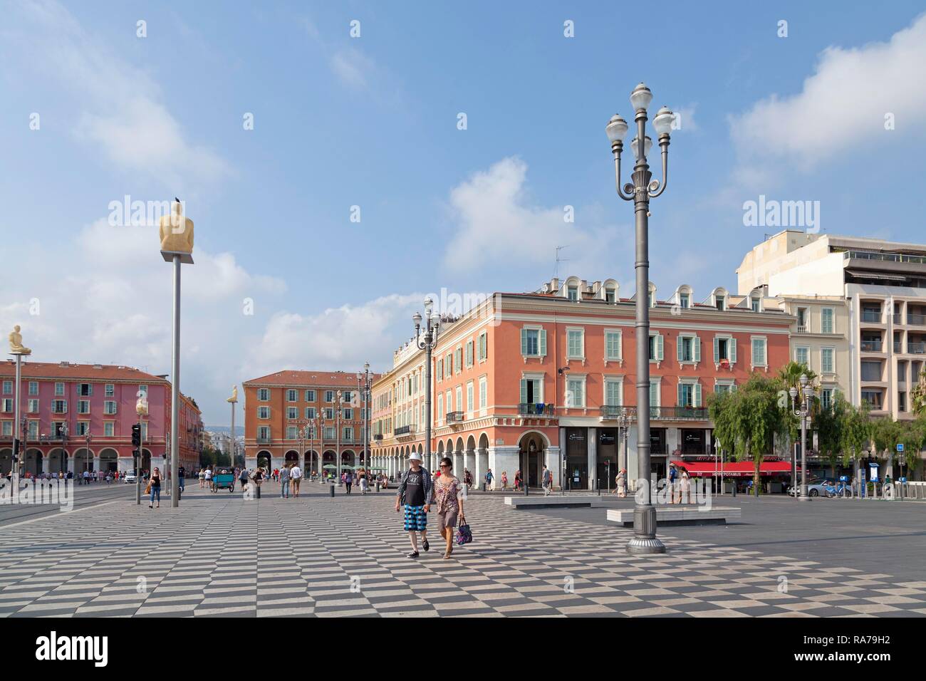 Nice france place massena hi-res stock photography and images - Alamy
