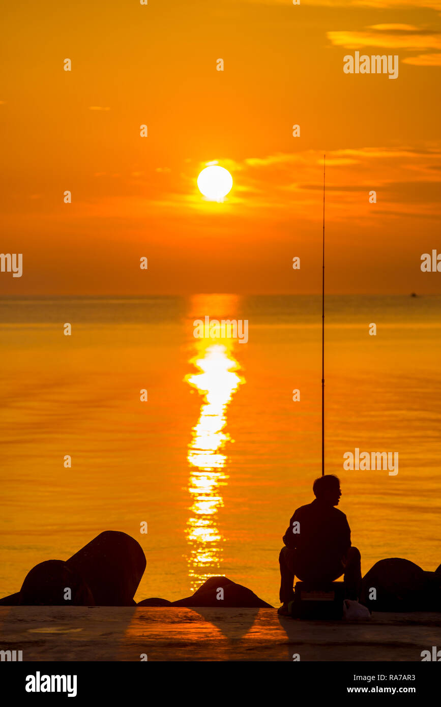 Seascape of Amaharashi beach in Toyama, Japan. Japan is a country ...