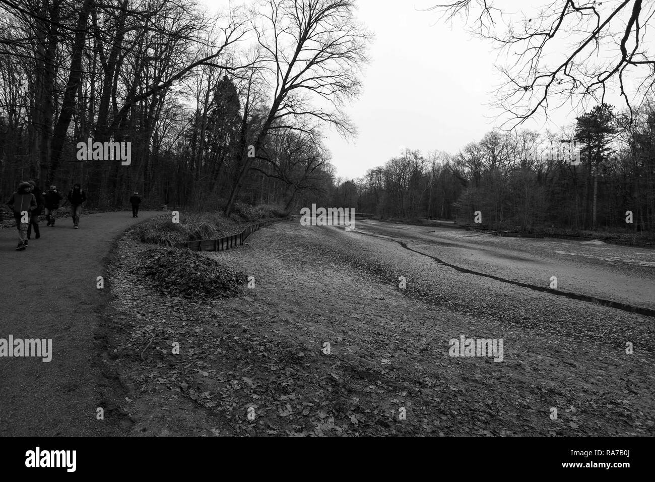 The Faberwald park in the South of Nuremberg. Bavaria, Germany Stock ...