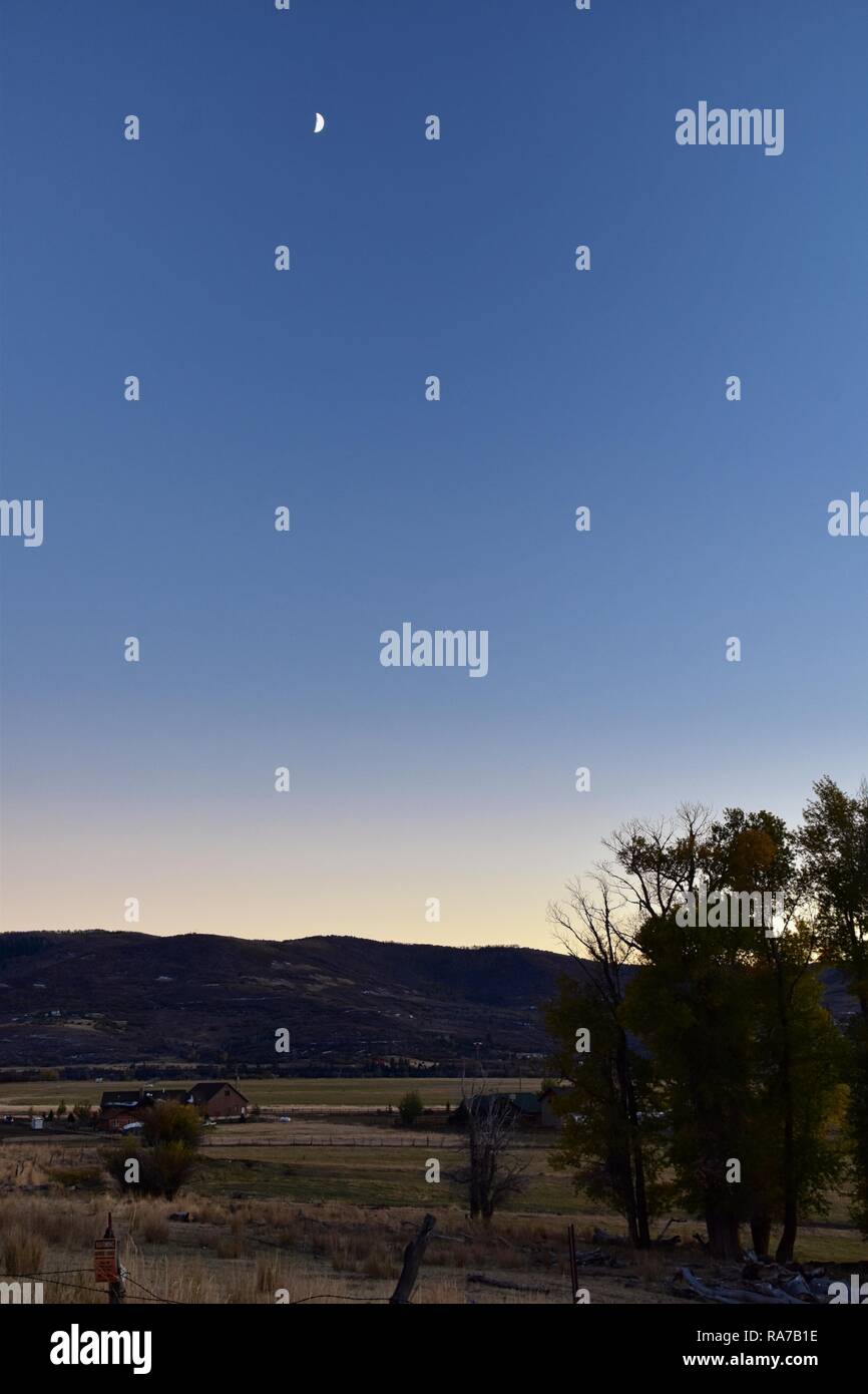Panoramic Landscape view from Kamas and Samak off Utah Highway 150 ...