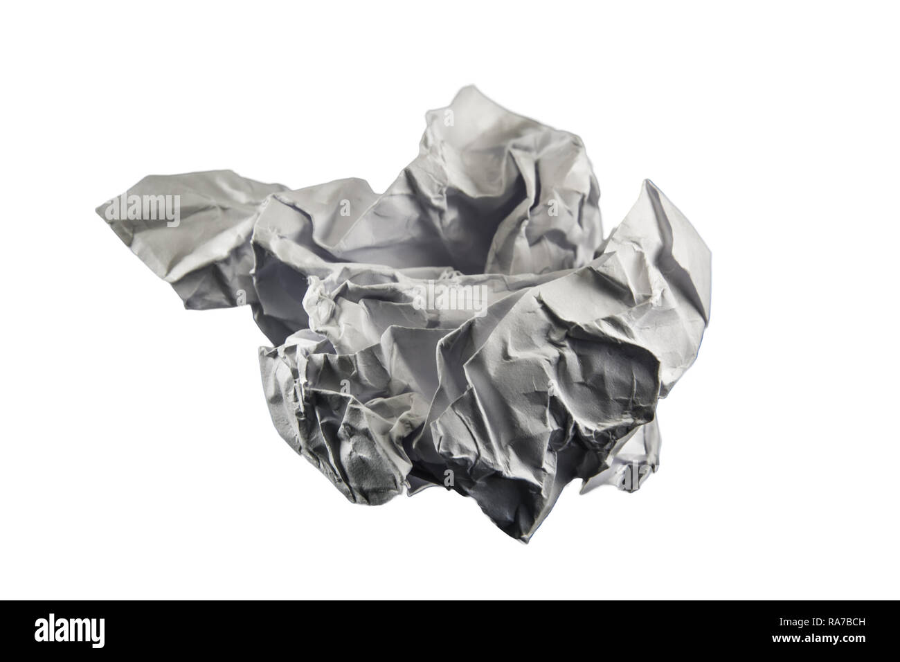 Crumpled paper ball Stock Photo - Alamy