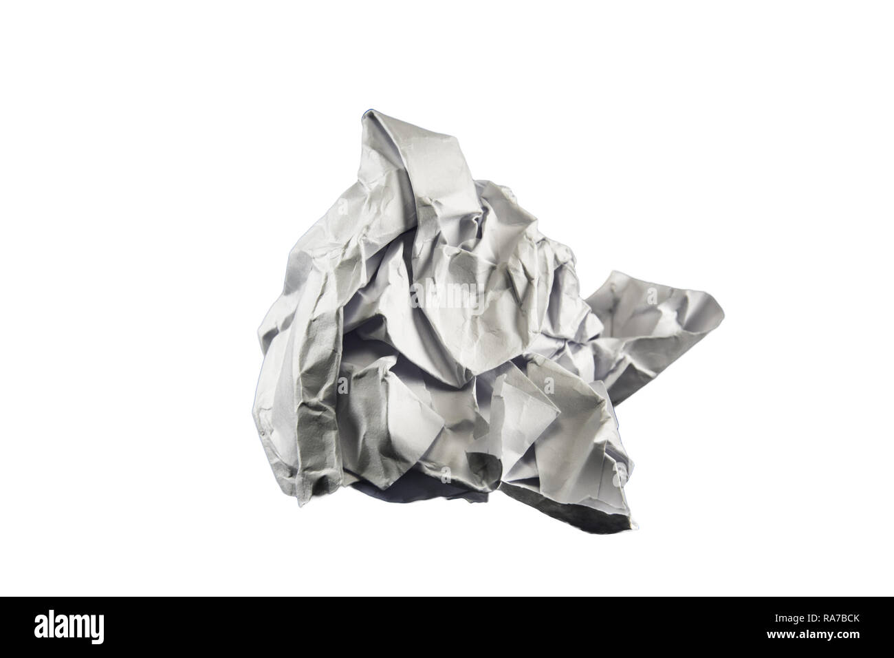 Crumpled paper ball Stock Photo - Alamy