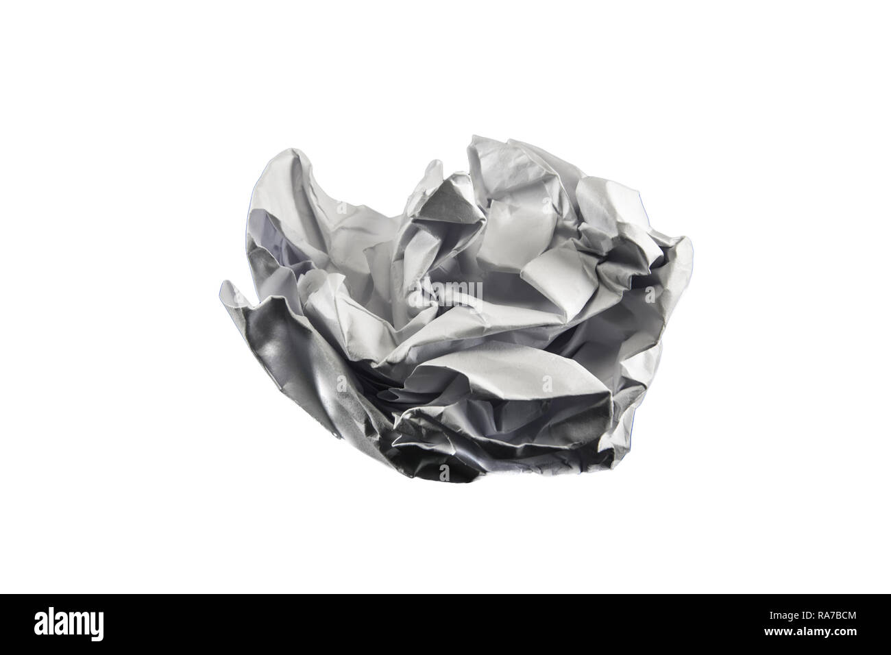 Crumpled paper ball Stock Photo - Alamy