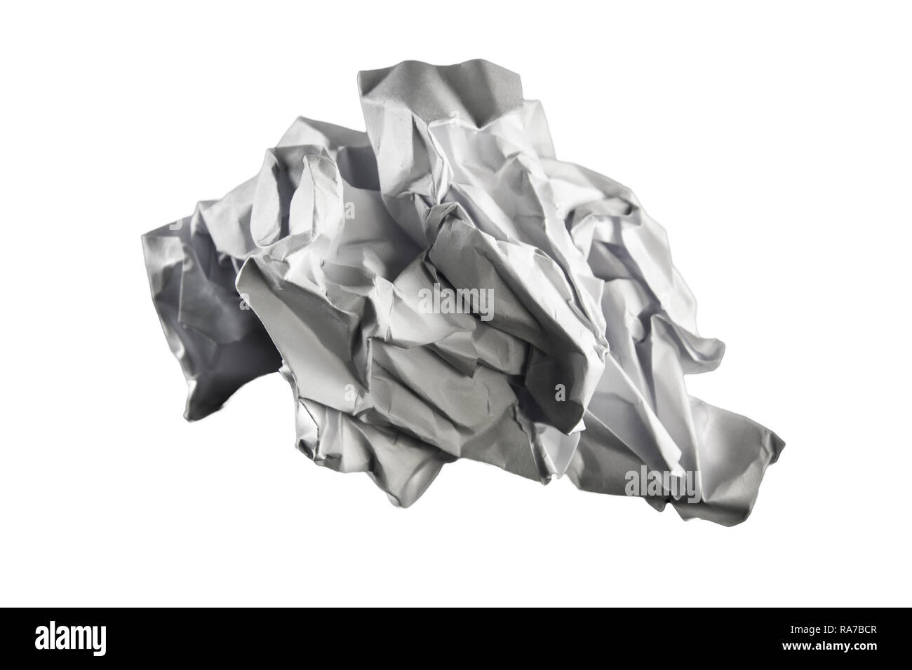 Crumpled paper ball Stock Photo - Alamy