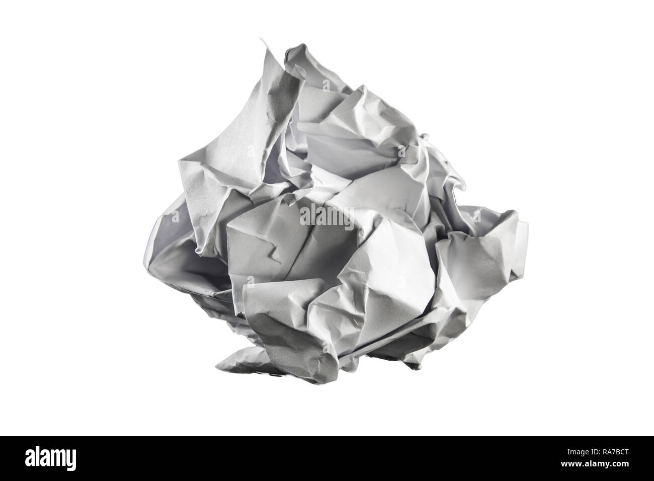 Crumpled paper ball Stock Photo - Alamy