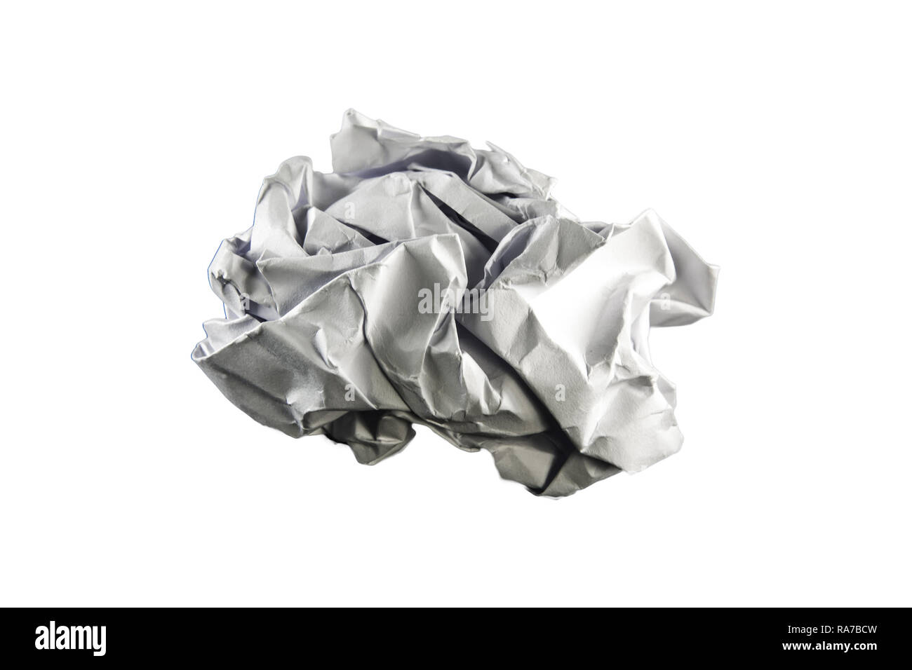 Crumpled paper ball Stock Photo - Alamy