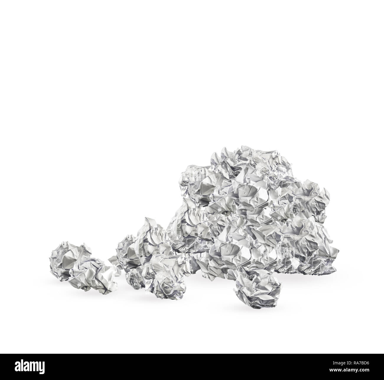 Crumpled paper ball Stock Photo - Alamy