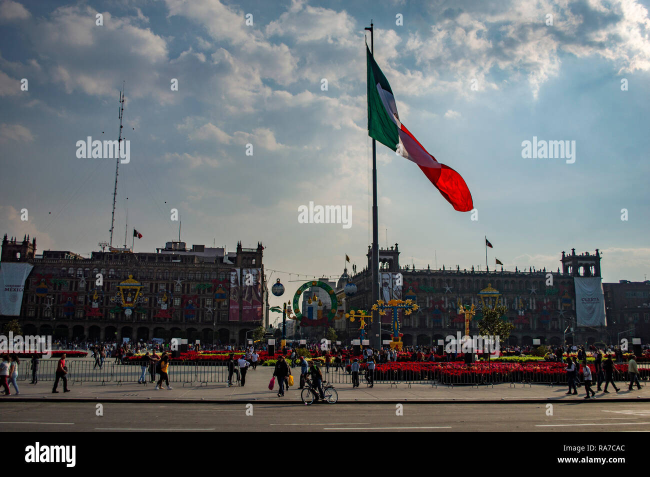 The Zocalo in Mexico City, Mexico Stock Photo - Alamy