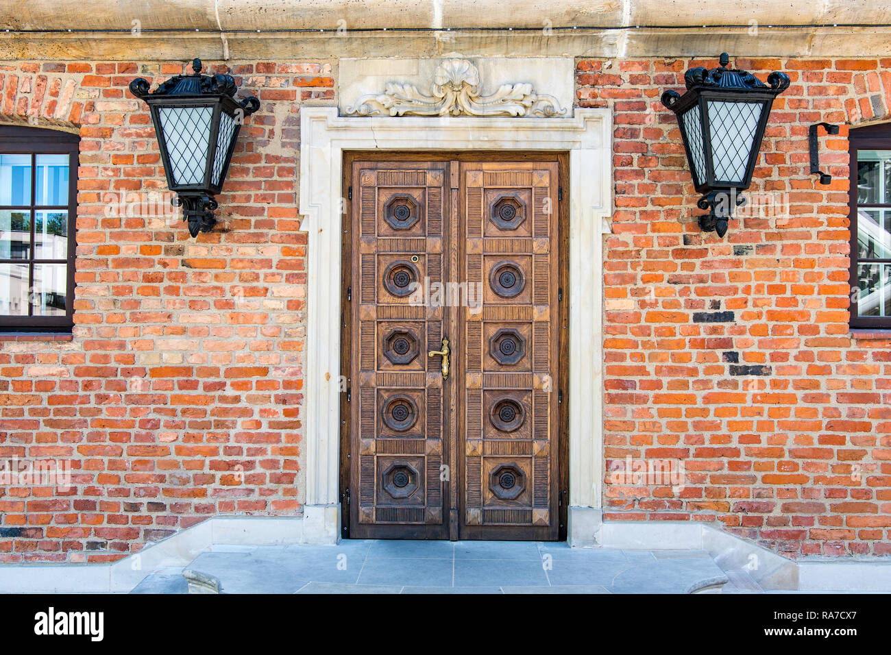 Poland architecture red brick house hi-res stock photography and images ...