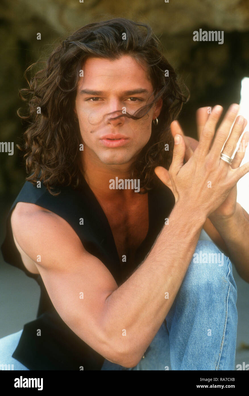 MALIBU, CA - JULY 18: (EXCLUSIVE) Singer Ricky Martin poses at a photo ...