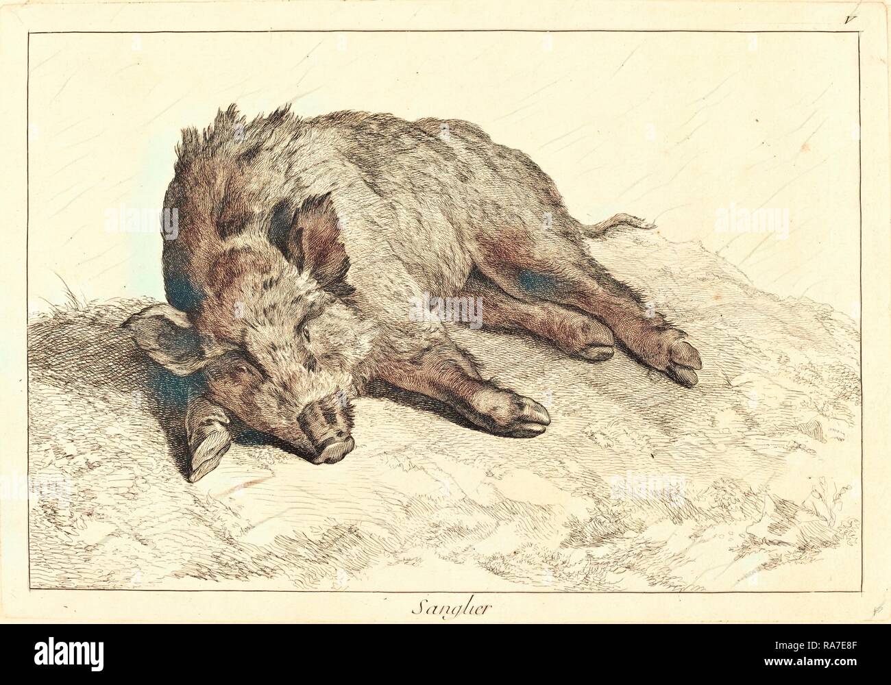 Jacques-Philippe Le Bas and Jean Eric Rehn after Jean-Baptiste Oudry ...