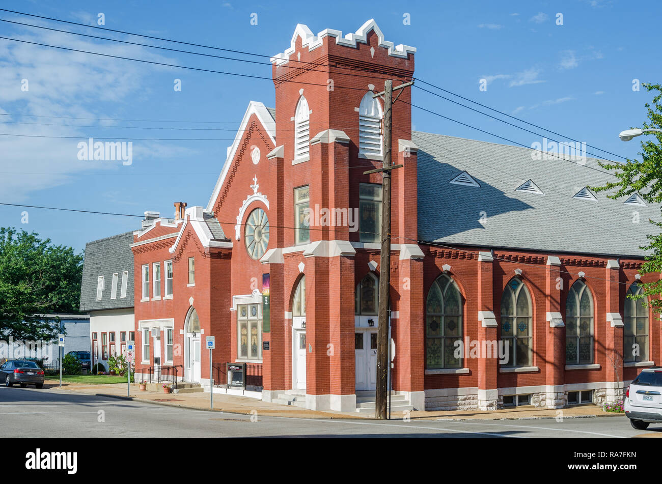 Church in the Soulard neighborhood Stock Photo - Alamy