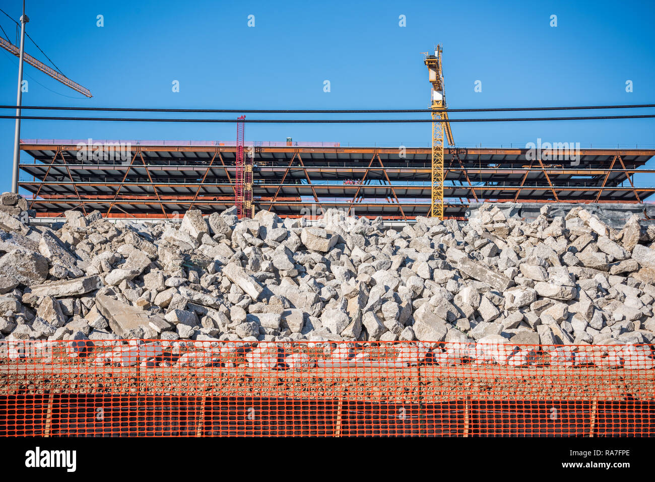 Zurich headquarters under construction Stock Photo - Alamy