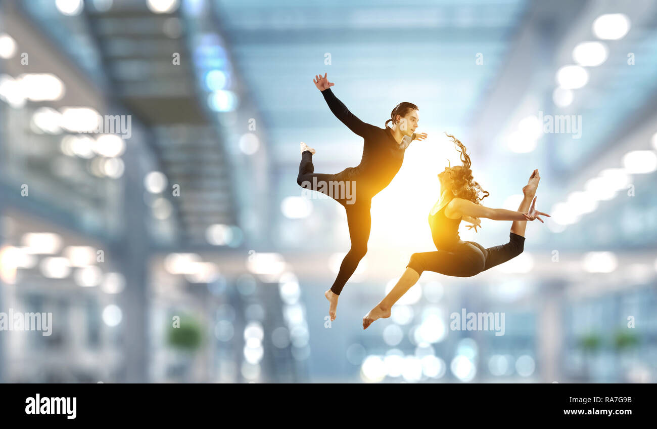 Moving to the beat. Mixed media Stock Photo - Alamy