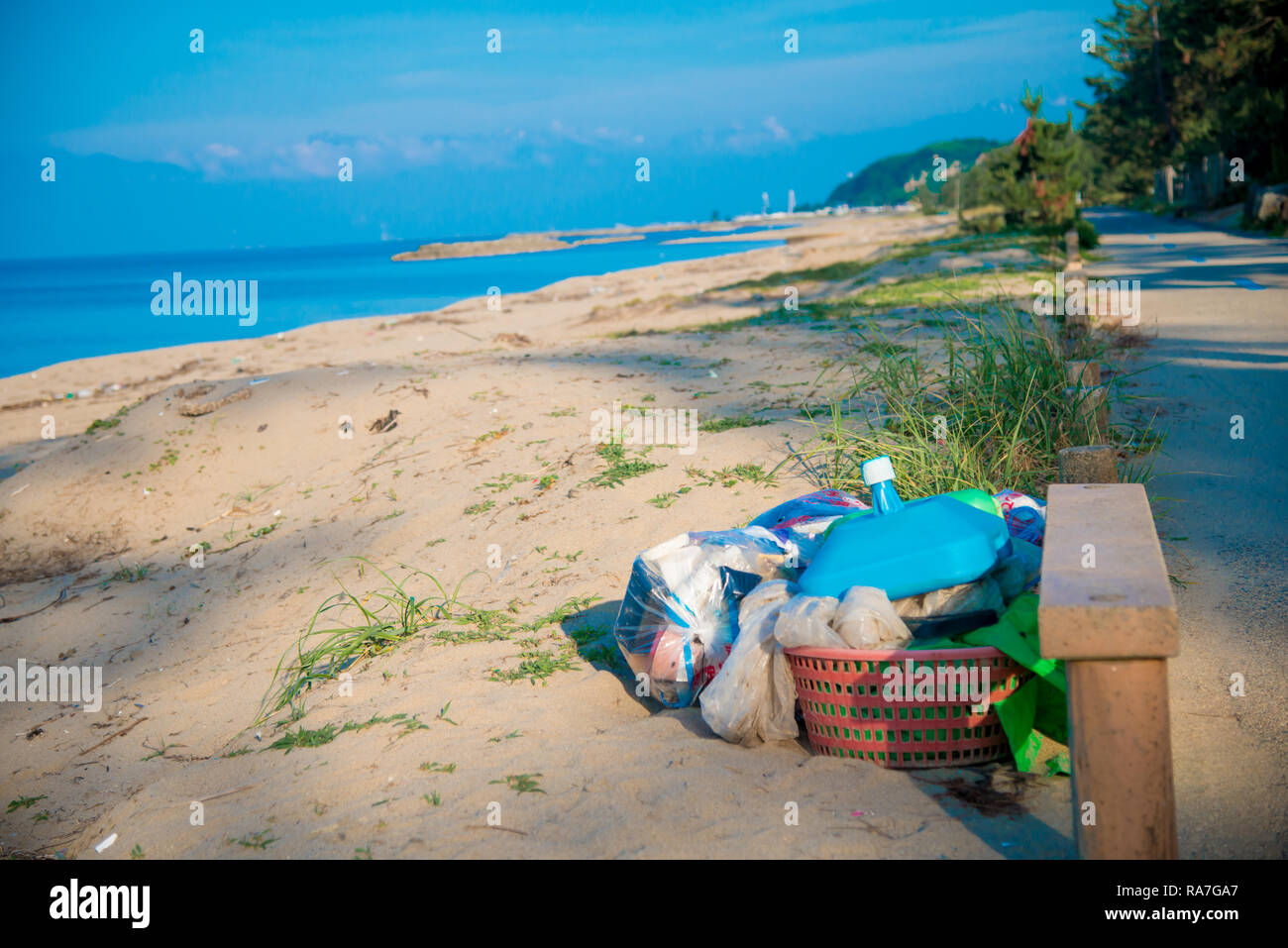 Seascape of Amaharashi beach in Toyama, Japan. Japan is a country ...