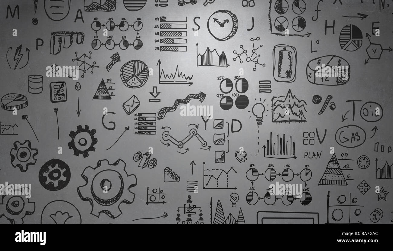 Sketch of some ideas Stock Photo - Alamy