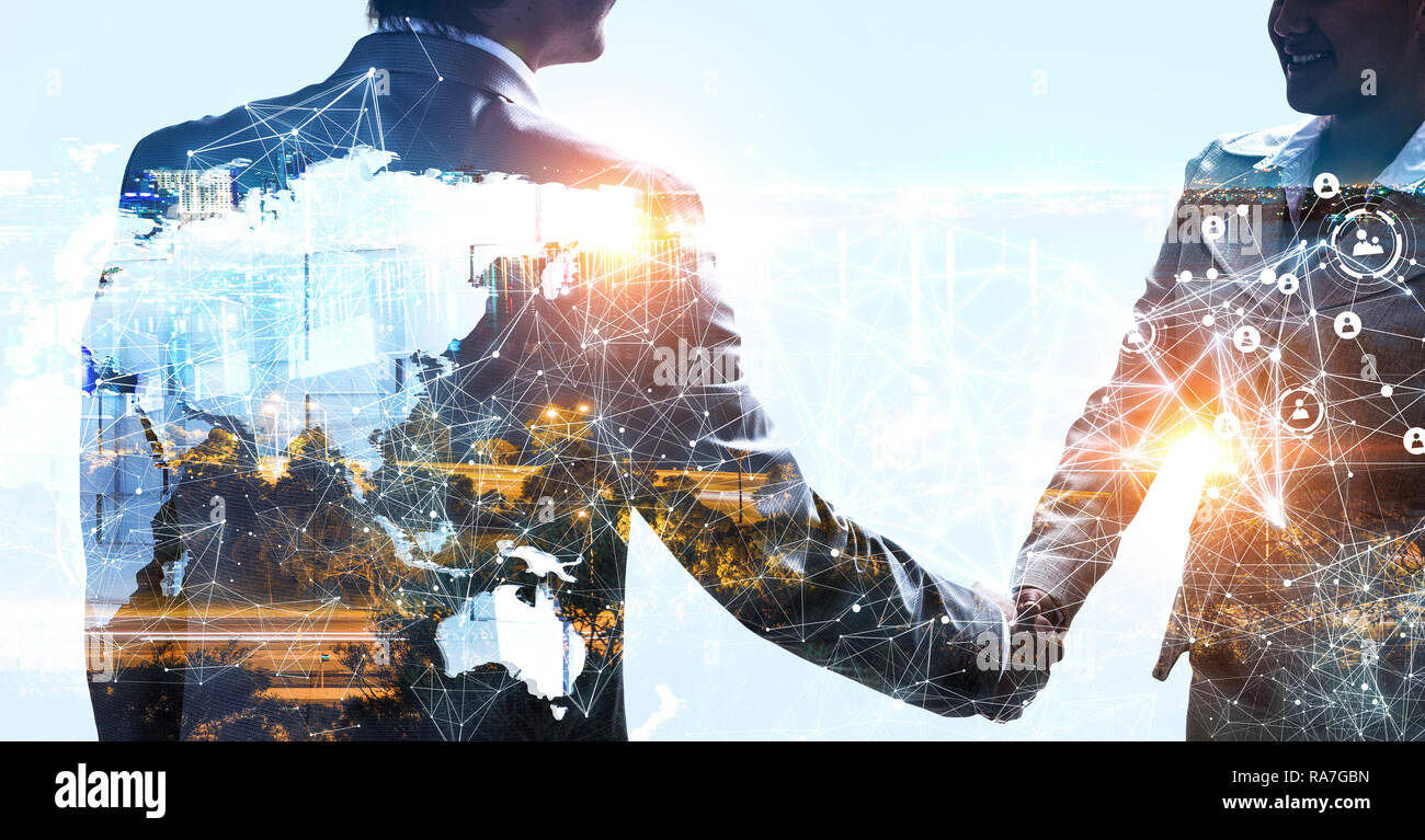 Concept of partnership and social connection Stock Photo - Alamy