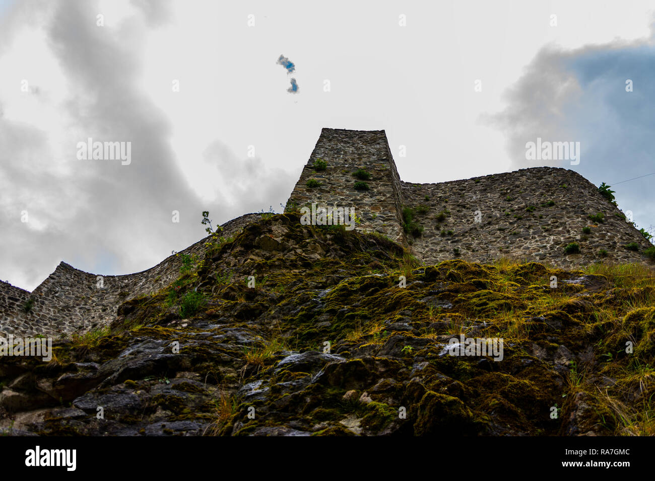 Zil castle or Zilkale famous attraction in Rize Province Stock Photo ...