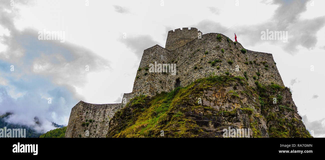 Zil castle or Zilkale famous attraction in Trabzon tour Stock Photo - Alamy