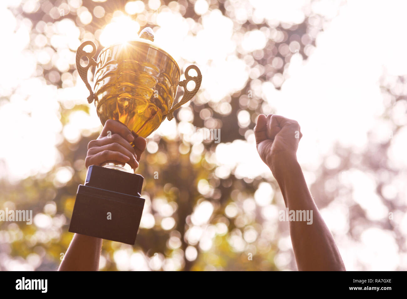 Golden trophy ideas hi-res stock photography and images - Alamy