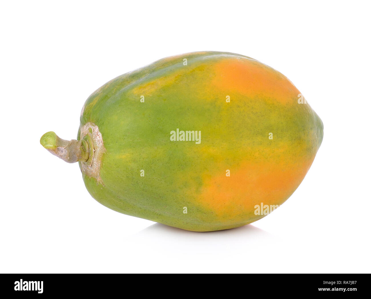 Papaya isolated on white backgroound Stock Photo - Alamy