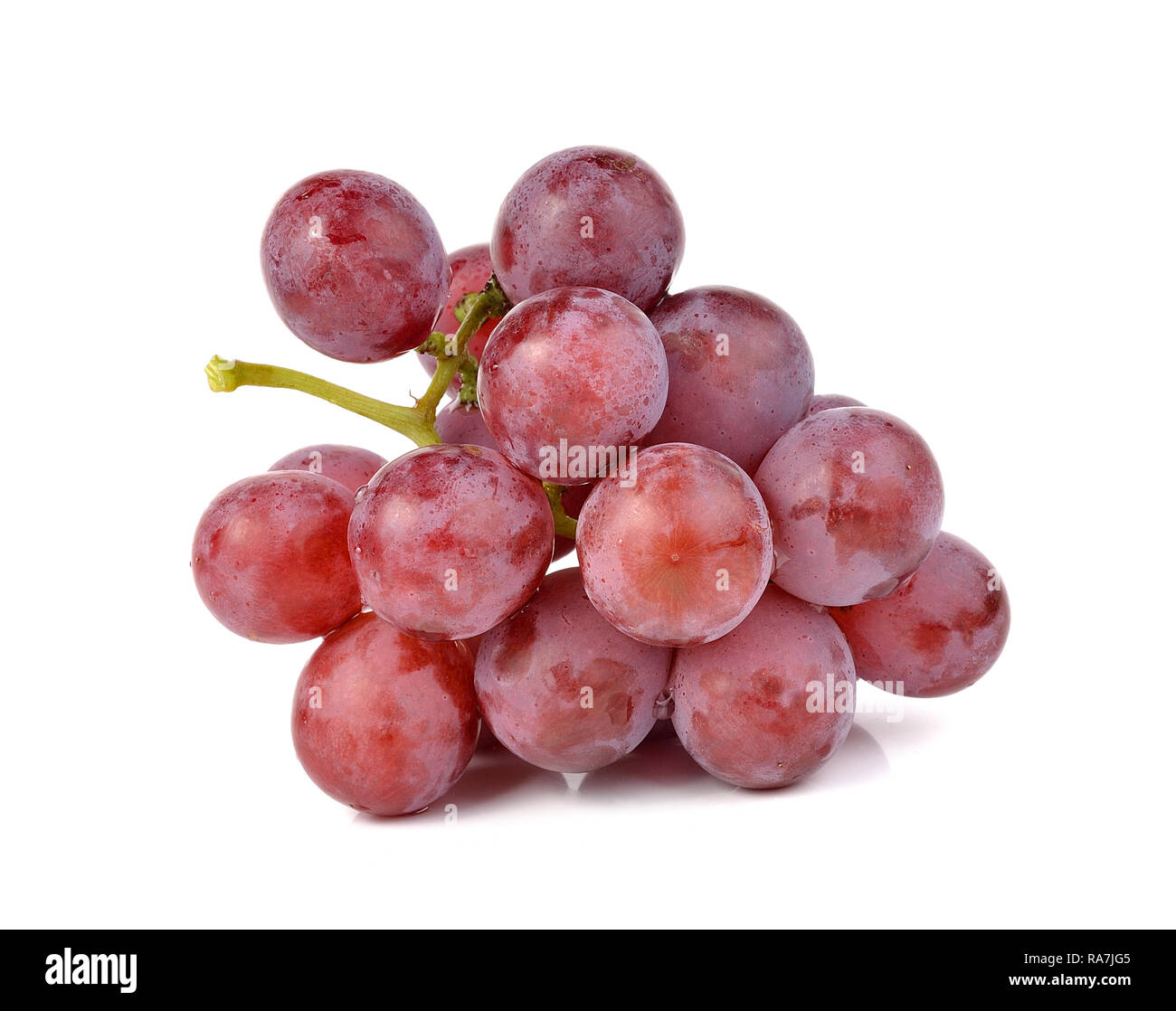 grapes on white background Stock Photo - Alamy