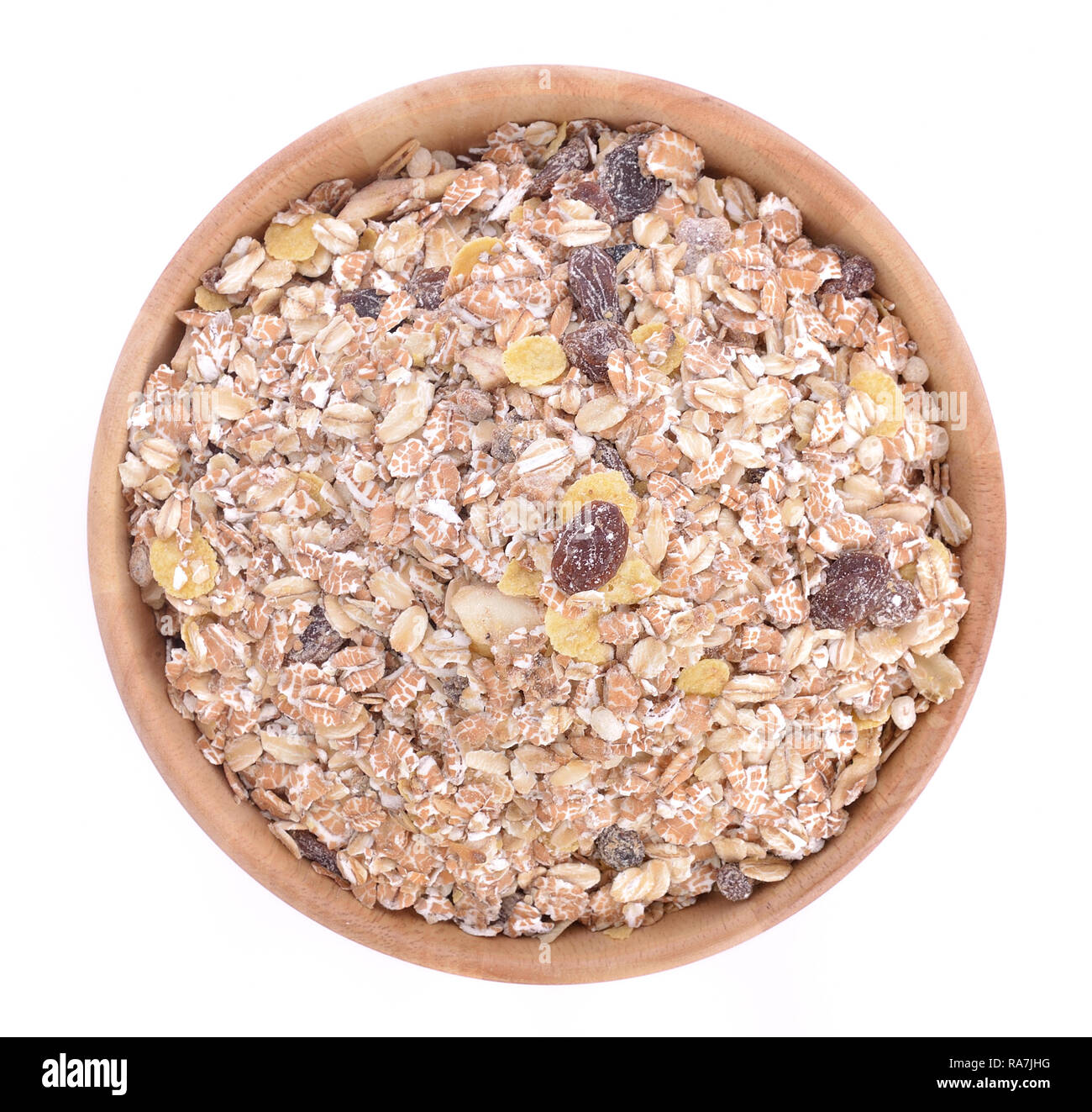 Bowl of breakfast cereal Stock Photo - Alamy