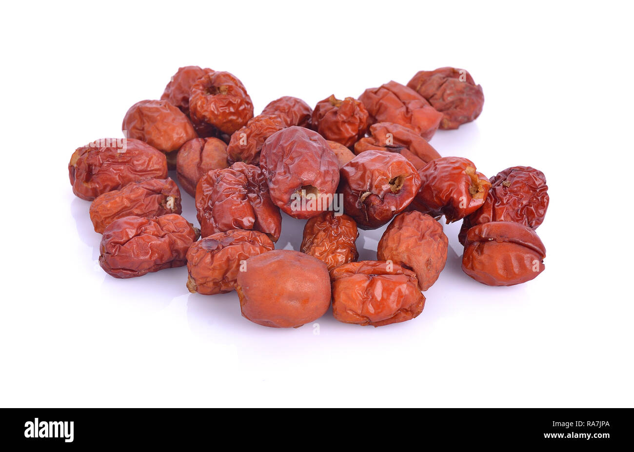 dried jujube isolated on white background Stock Photo - Alamy