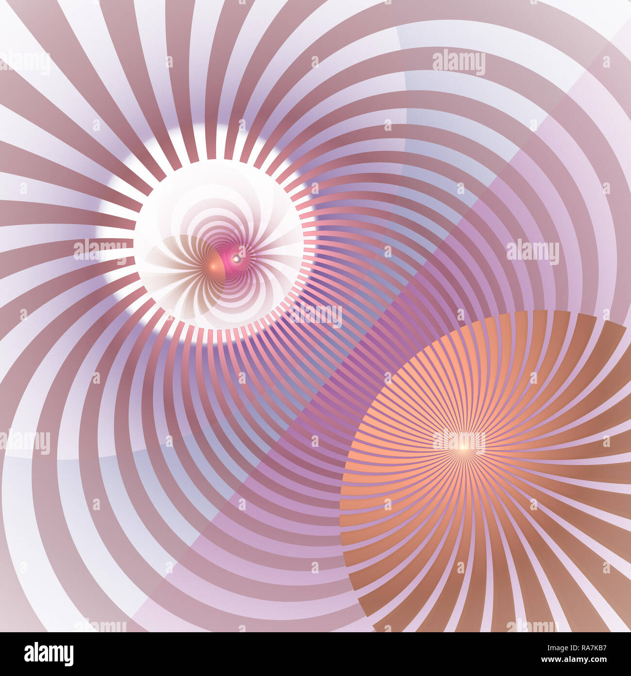 Hypnotic and Vibrant Color Rays Background. Abstract Spiral vortex ...