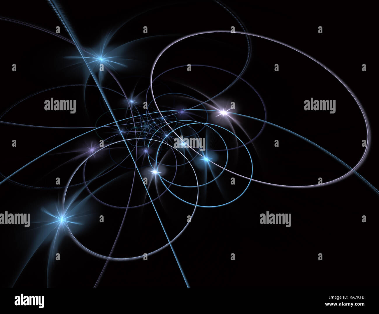Modern glowing shape design with glow. Energetic Light Tracks. Luminous ...