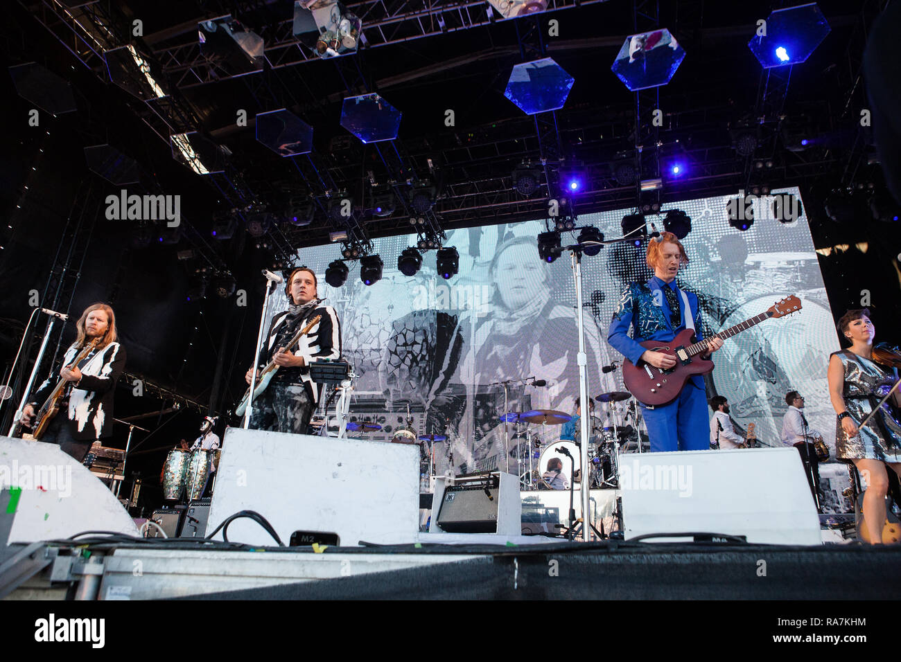Arcade fire lead singer win butler hi-res stock photography and images ...