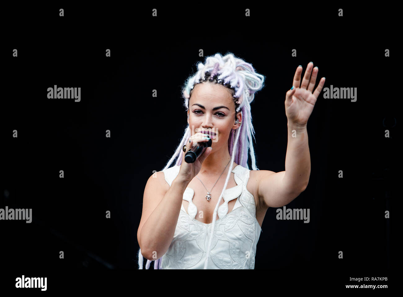 Danish pop singer aura dione hi-res stock photography and images - Alamy