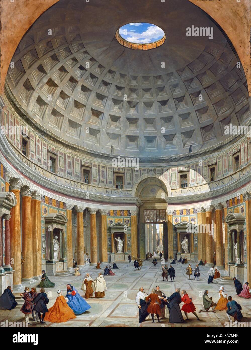 Giovanni Paolo Panini, Italian (1691-1765), Interior of the Pantheon ...
