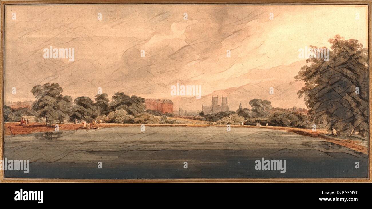 Thomas Girtin, British (1775-1802), St. James' Park with a View of ...