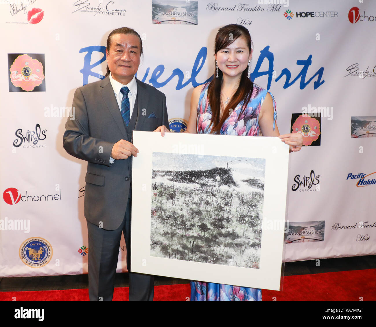 Artist Gao Quanqiang's Contemporary Chinese Ink Exhibition, held at ...