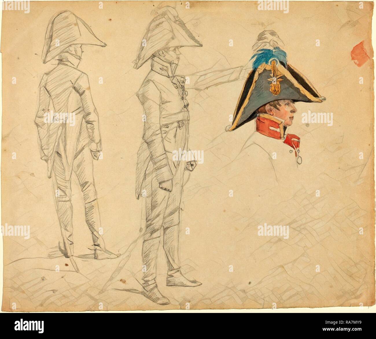 Wilhelm von Kobell, German (1766-1853), Studies of Major von Washington ...