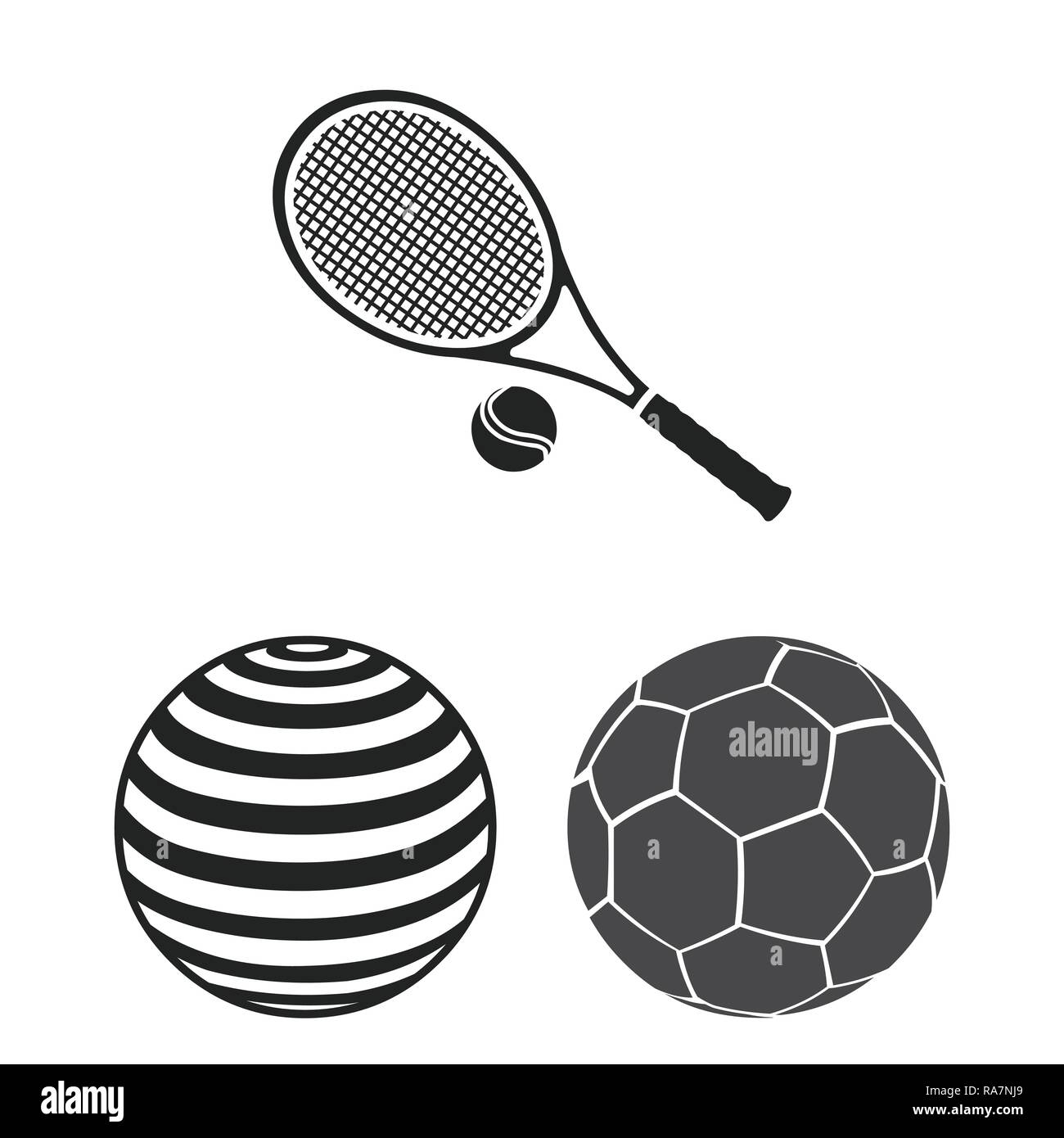 different,equipment,round,entertainment,racket,sphere,team,ball,soccer ...