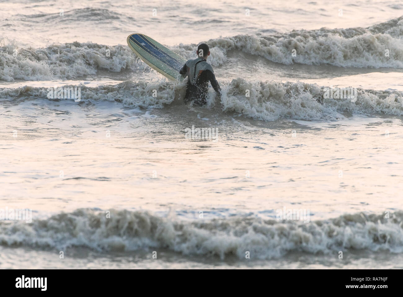 Play surfing at the sea Stock Photo - Alamy